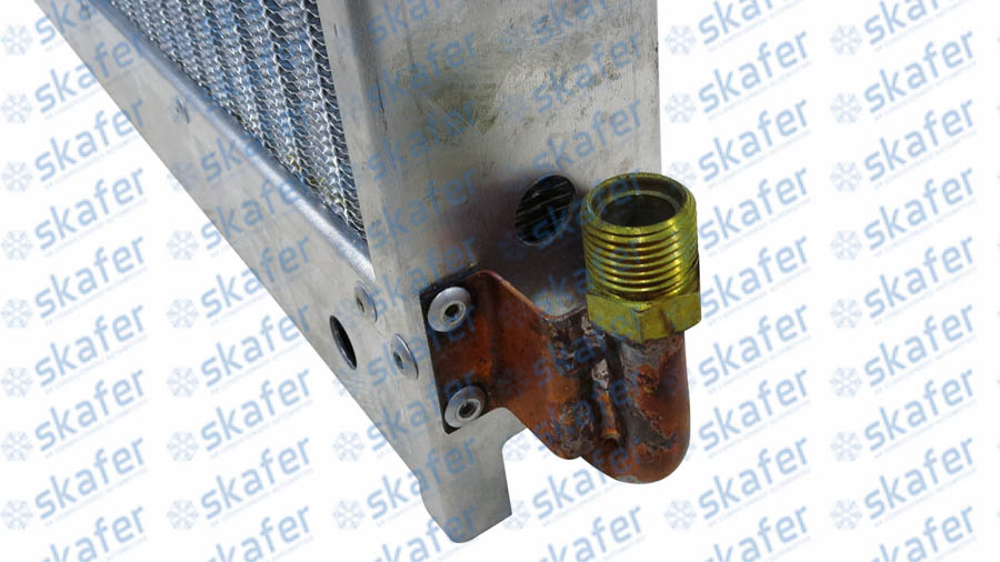 CONDENSADOR VOLVO PÁ CARREGADEIRA L70C L70D 11104561 11115414 SKAFER ...